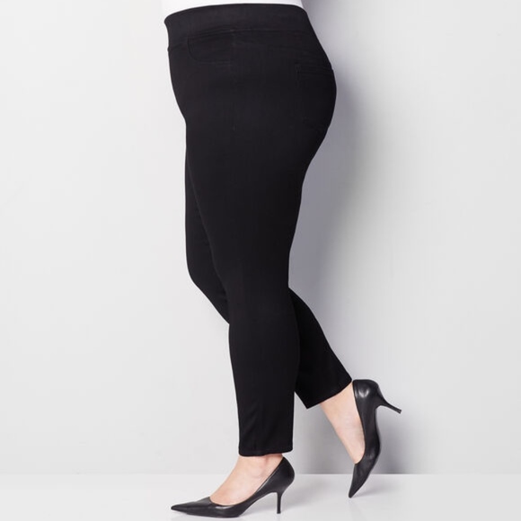 Avenue | Jeans | Avenue Black Pullon Butter Denim Skinny Jeans Nwt ...